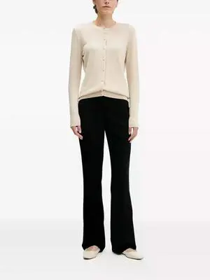 Sisley Buttoned Round Neck Cardigan