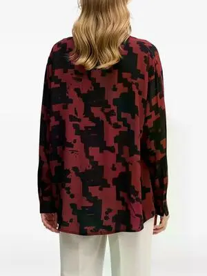 Sisley Geometric Print Shirt