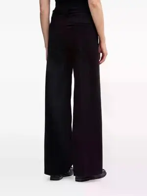 Sisley Zip-up Wide Leg Trousers
