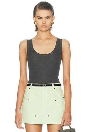 Renggli Scoop Neck Rib Tank Top