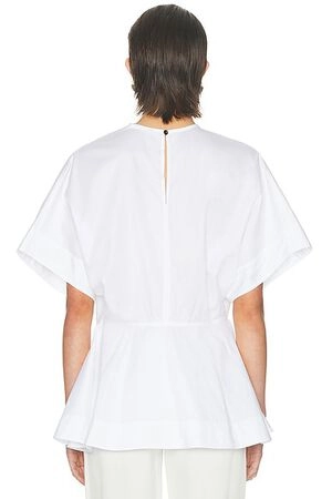 Brandon Maxwell Tyler Poplin Top