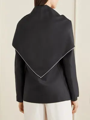 KALLMEYER Jamie Tie-detailed Cady Blazer - Black