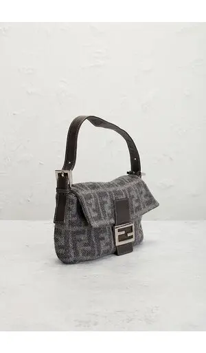 FWRD RENEW Fendi Zucca Baguette Shoulder Bag