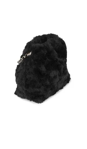 OLGA BERG Philippa Faux Fur Top Handle Bag