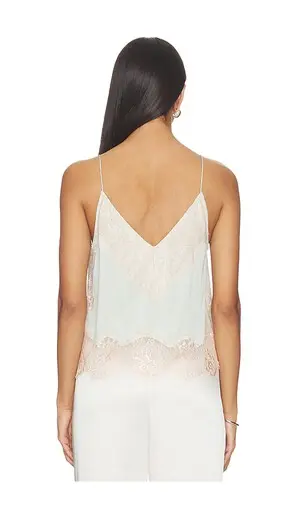 Ronny Kobo Suraiya Top With Lace Trim - Mint