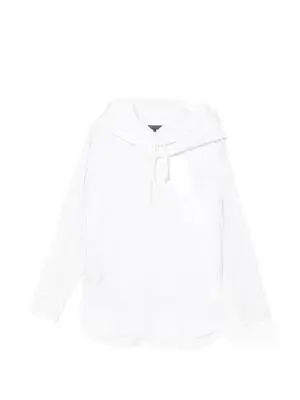Comme Des Garçons Hooded Shirt - White