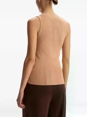 12 STOREEZ Ribbed Knit Tank Top - Neutrals