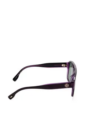 Tory Burch Miller Aviator Sunglasses - Purple