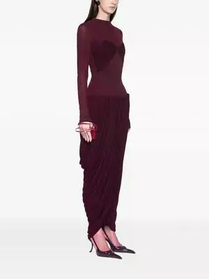 CHATS BY C.DAM Judie Maxi Dress With Draped Skirt