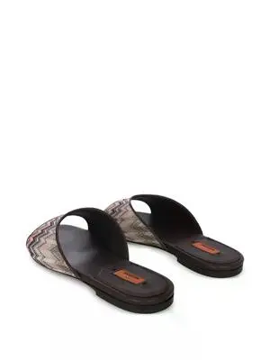 Missoni Liza Flat Sandals - Brown