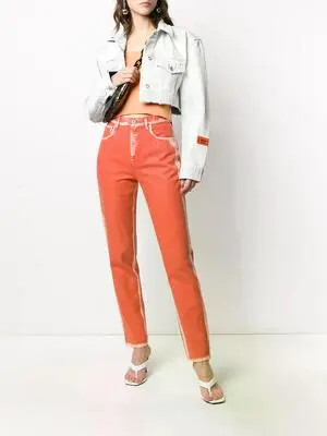 Heron Preston Cropped Scoop Neck Tank Top