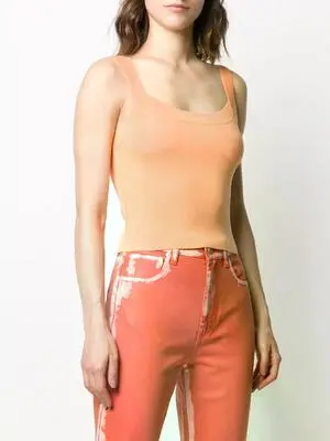 Heron Preston Cropped Scoop Neck Tank Top