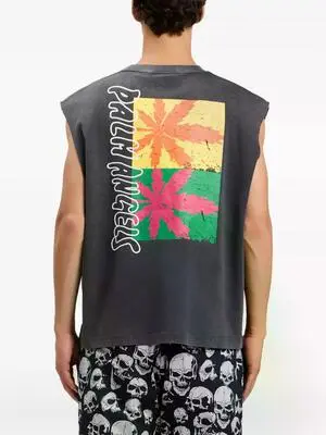 Palm Angels Distressed-detail Tank Top - Black