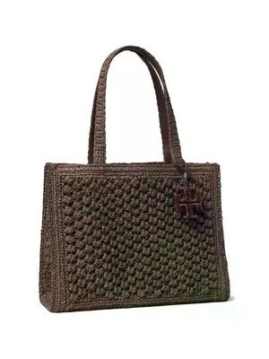 Tory Burch Small Ella Hand-crocheted Popcorn Tote - Brown