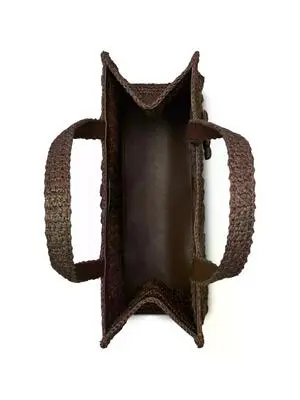 Tory Burch Small Ella Hand-crocheted Popcorn Tote - Brown