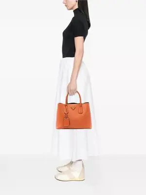 Prada Saffiano Cuir Double Satchel