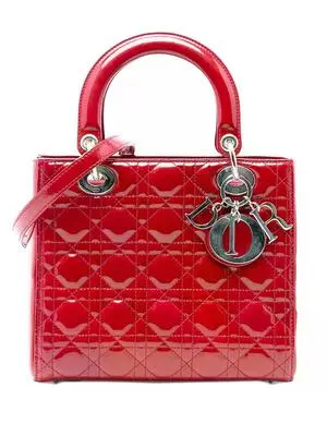 Dior Patent Cannage Lady Satchel