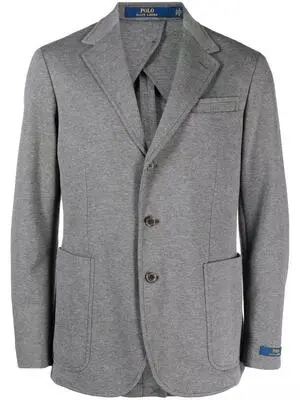 Polo Ralph Lauren Single-breasted Cotton-blend Blazer