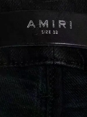 Amiri Distressed Patchwork Jeans