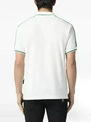 Philipp Plein Floral-jacquarded Polo Shirt