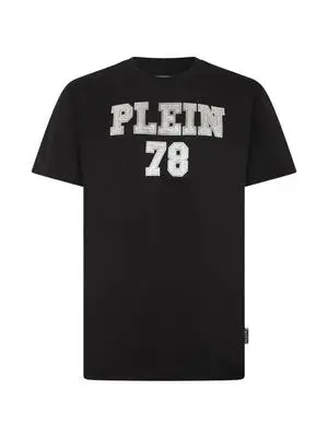 Philipp Plein College Round-neck T-shirt - Black