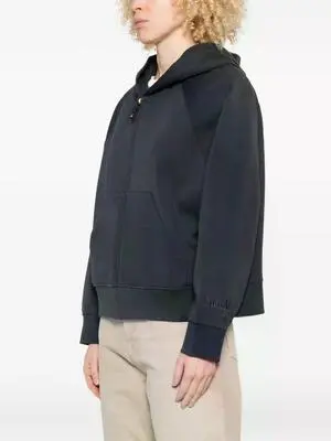 Max Mara Zip-up Hoodie With Raglan Sleeves
