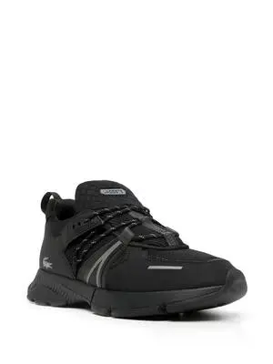 Lacoste Panelled Lace-up Sneakers - Black