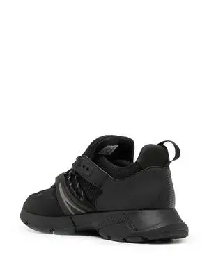 Lacoste Panelled Lace-up Sneakers - Black