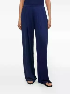 12 STOREEZ Saori Silk Wide Leg Trousers