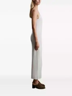 12 STOREEZ Fine-knit Slip Maxi Dress - Neutrals