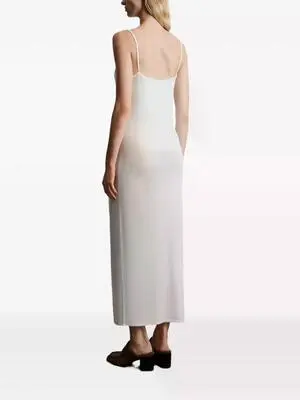 12 STOREEZ Fine-knit Slip Maxi Dress - Neutrals