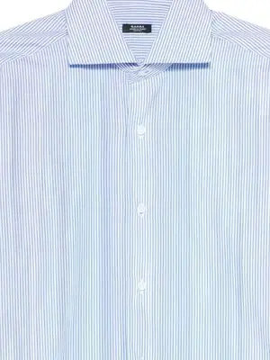 BARBA NAPOLI Striped Shirt - Blue