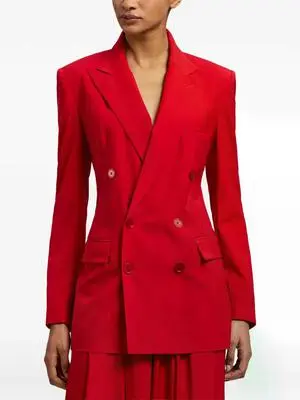 Ralph Lauren Ramona Double-breasted Blazer - Red