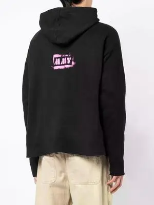 Mihara Yasuhiro X Champion Graphic Hoodie - Black