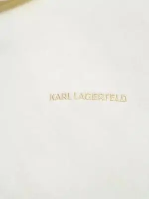 Karl Lagerfeld Embroidered Logo Hoodie
