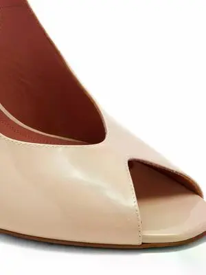 Amina Muaddi 105mm Kristina Heeled Mules
