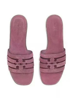 Tory Burch Ines Suede Slides - Pink