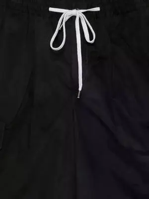 PT TORINO Cargo Pocket Drawstring Shorts - Black