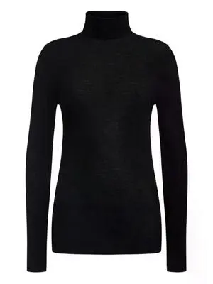 12 STOREEZ Long-sleeve Ribbed Turtleneck