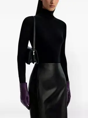 12 STOREEZ Long-sleeve Ribbed Turtleneck