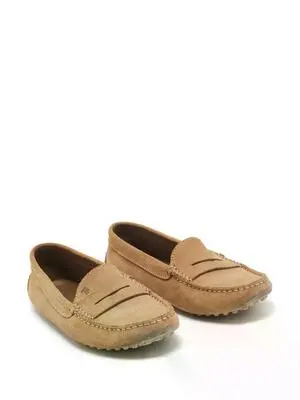 TOD'S Suede Loafers - Brown