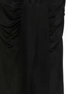 Vivetta Draped Midi Skirt - Black
