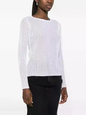 ROBERTO COLLINA Ribbed Knit Sweater