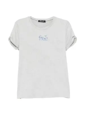 BLAKLACE Embroidered Crewneck T-shirt