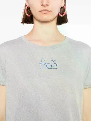 BLAKLACE Embroidered Crewneck T-shirt