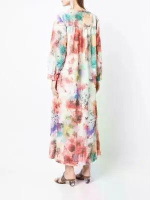 BAMBAH Gardenia Floral Print Maxi Dress