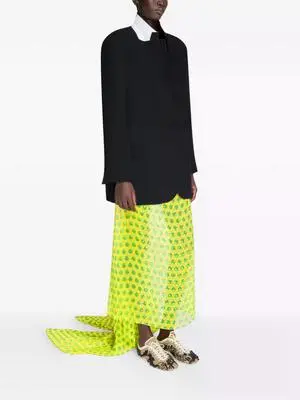 Dries Van Noten Crêpe Oversized Blazer