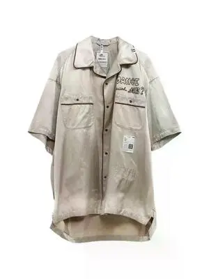 Mihara Yasuhiro Satin-finish Shirt - Neutrals