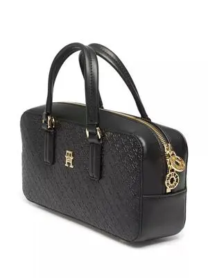 Tommy Hilfiger Monogram Embossed Tote Bag