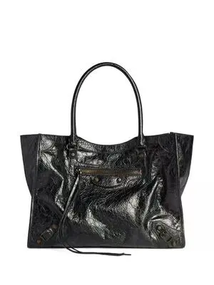Balenciaga Small Le City Lambskin Tote Bag